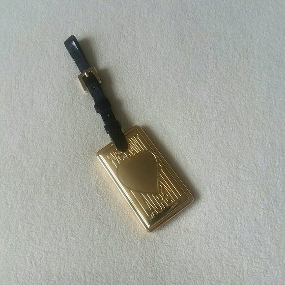 Yves Saint Laurent | Makeup | Ysl Yves Saint Laurent Gold Luggage Tag ...